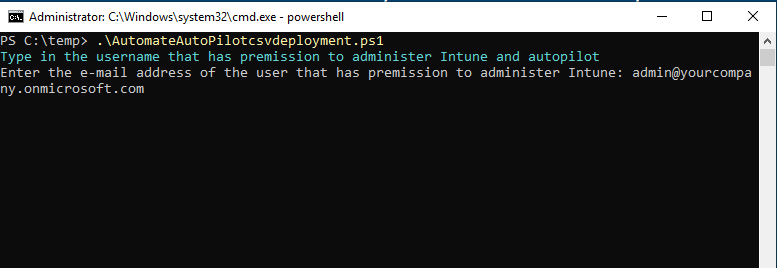 Create and Import Autopilot CSV File into Intune from OOBE – Nedim's IT ...