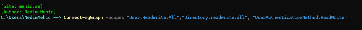 Mastering Microsoft Graph PowerShell SDK – Part 2 – Connections, Scopes ...