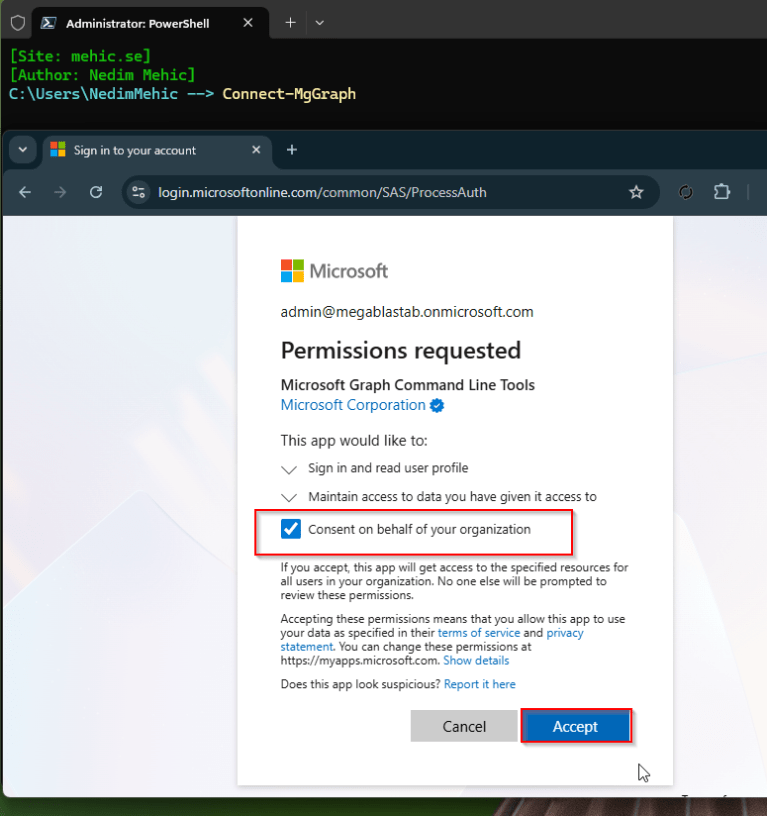 Mastering Microsoft Graph PowerShell SDK – Part 2 – Connections, Scopes ...