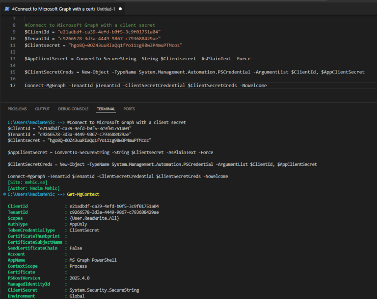 Mastering Microsoft Graph PowerShell SDK – Part 3 – App Registration ...